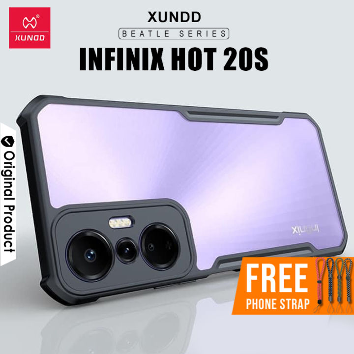 Xundd [Original] Beatle Clear Hybrid Shock Proof Armor Case for Infinix Hot 20S | Lazada PH