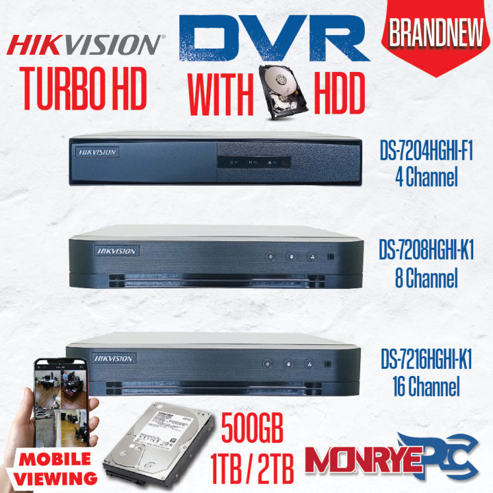 HIKVISION DVR Digital Video Recorders 4Channel 8Channel 16Channel ...