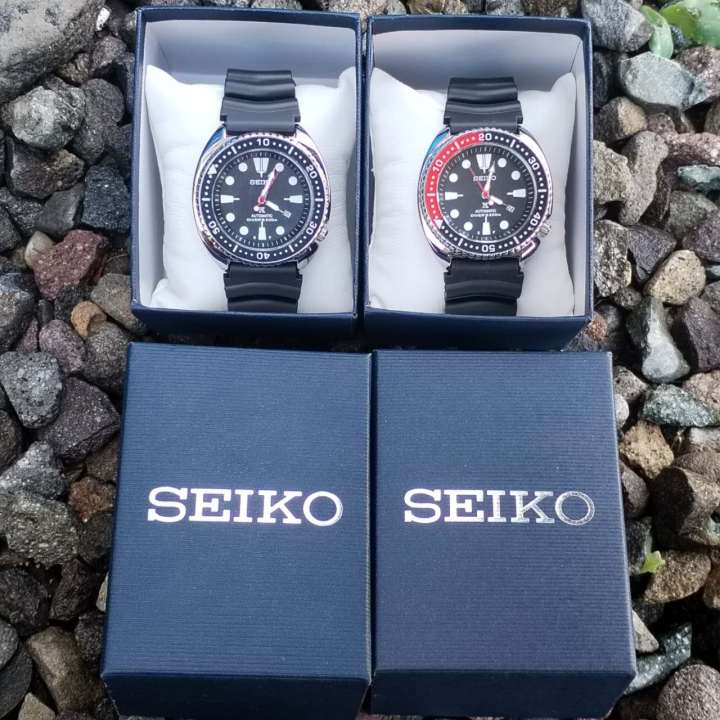 Seiko Divers Automatic Movement Rotating Bezel Date Display With Box ...