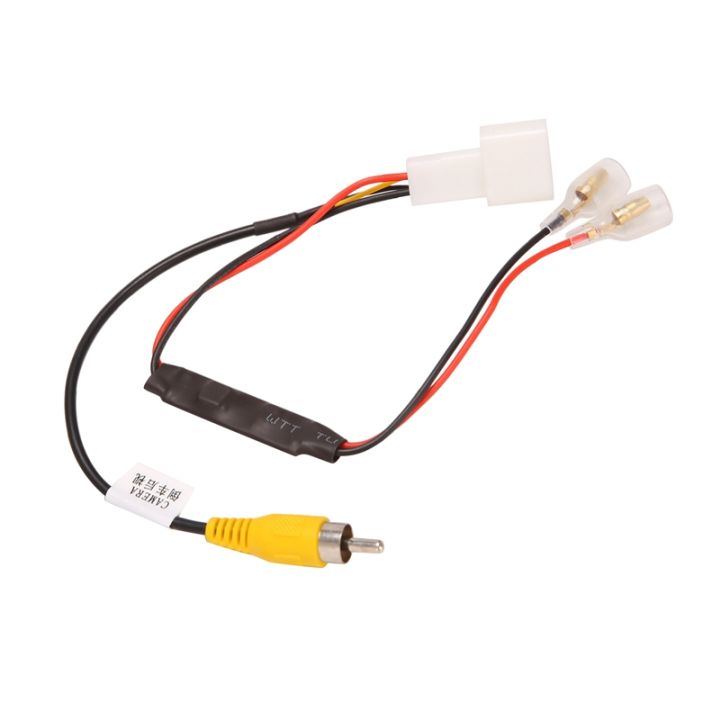 4 Pin Car Reverse Camera Retention Wiring Harness Cable Plug Adapter ...