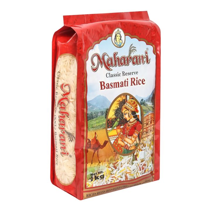 ข้าวบาสมาตีดั้งเดิม ยี่ห้อ Maharani (1 กิโลกรัม) - Maharani Basmati ...