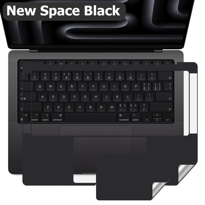 for Apple Macbook Pro M1 M2 M3 Chip Space Black Sticker Laptop Body ...