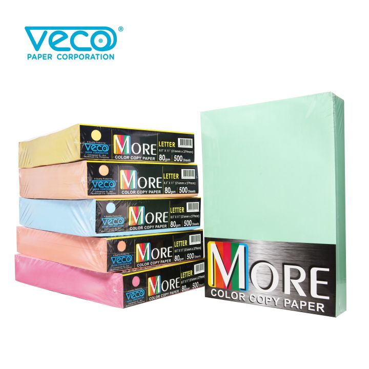 More Color Copy Paper 80gsm 8.5x11in (1 ream) | Lazada PH