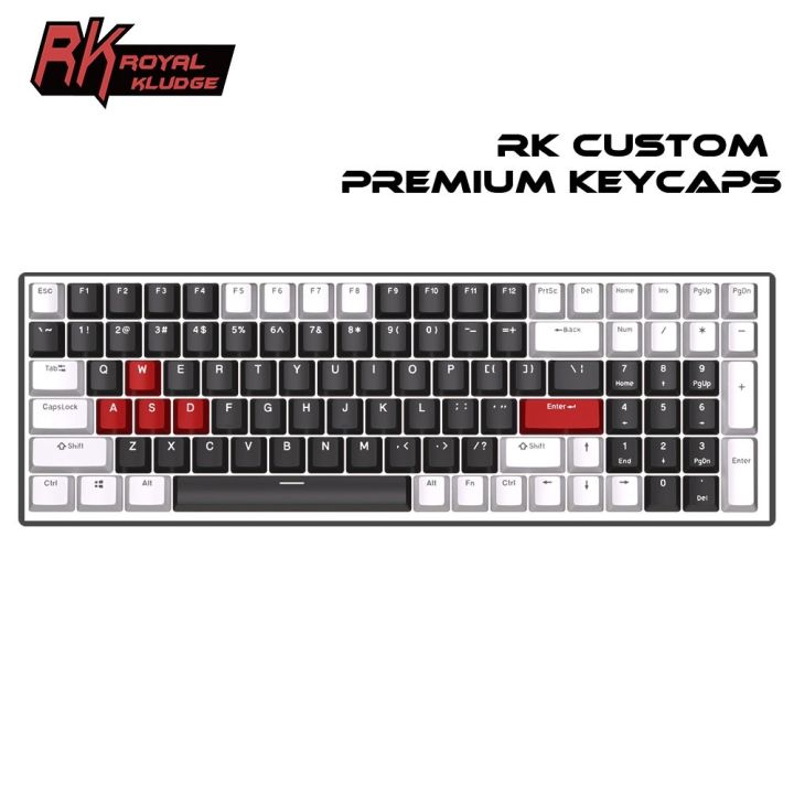 คีย์แคปแบบกำหนดเอง⚡ใหม่⚡RK Royal Kludge พวงกุญแจ Keycaps OEM 136แบบ ...