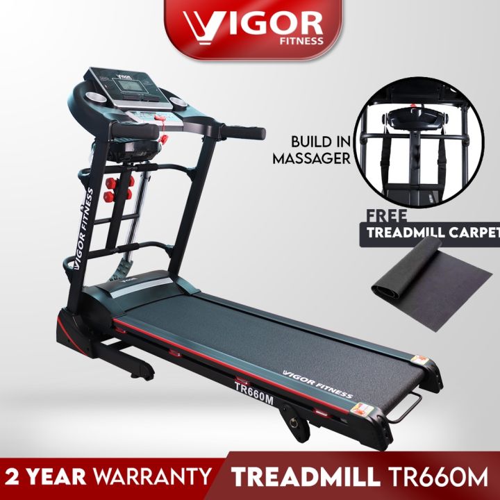 Vigor Fitness Treadmill 4.0hp Multifunction Jogging Running Machine ...