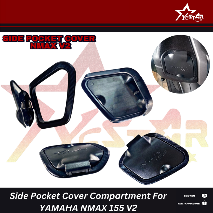 Yestar PH Compartment Side Pocket Cover For Yamaha Nmax 155 V2 plug and play Motorcycle | Lazada PH