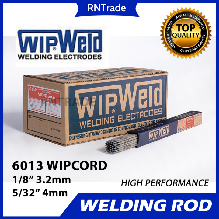 WIPWELD Welding Rod Wipcord Electrode E6013 (5/32 inch 4mm), 1 KILO 1KG PER ORDER | Lazada PH