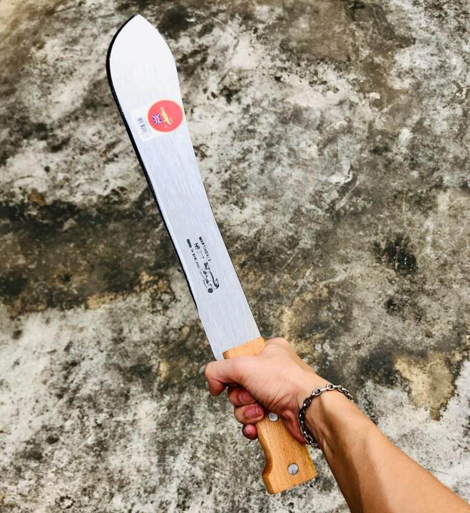 #อัพเกรดสันหนา มีดเดินป่า มาเชเต้ BOLO ใบคมยาว 15 นิ้ว สันหนาเต็มพิกัด ...