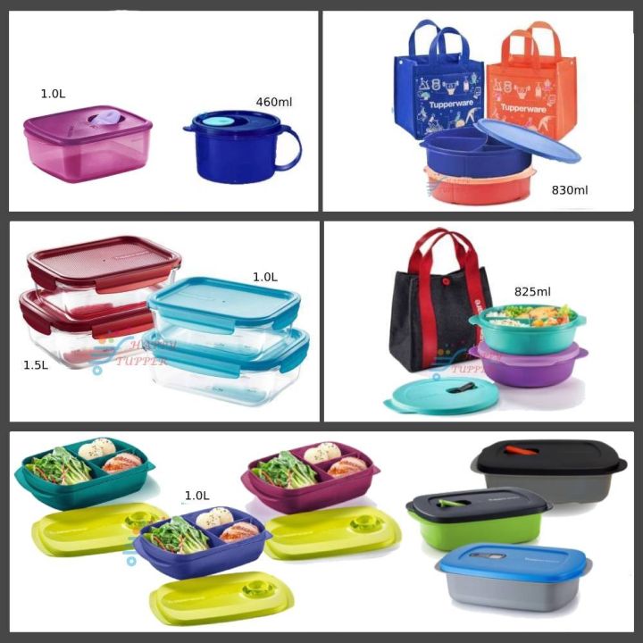 Tupperware Lunch Box (Microvable Lunch Box) - Crystalwave Bowl ...