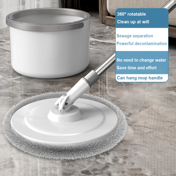 Clean Dirt Separation Mop 360 Free Rotation Cleaning Sewage Separation Clean Dirt Separation Mop 360 Free Rotation Cleaning Sewage Separation