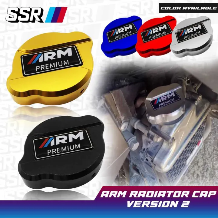 Arm Radiator Cap Cover V2 Premium Design Aluminum Full CNC Universal ...