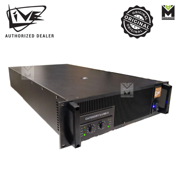 Live Category 9.0 4500W X 2 8 Ohms Powered Amplifier | Lazada PH