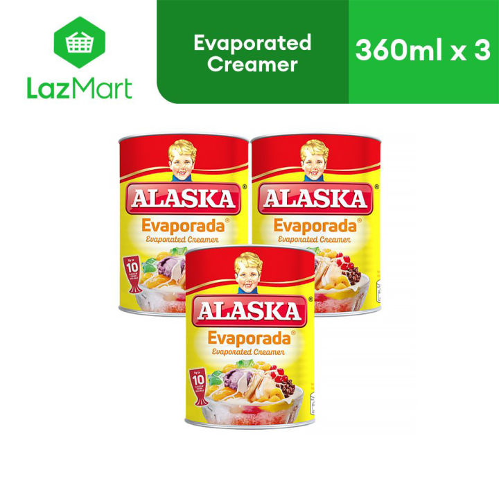 Alaska Evaporada 360ml - Pack of 3 | Lazada PH