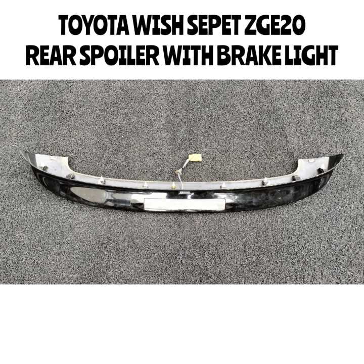 🇯🇵🇯🇵 Rear Spoiler Toyota Wish Sepet ZGE20 03 -17 Rear Bonnet Spoiler ...