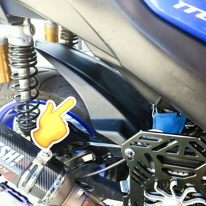 Yamaha Aerox V1/V2 Rear Tire Hugger Winglet: Improve Style ...