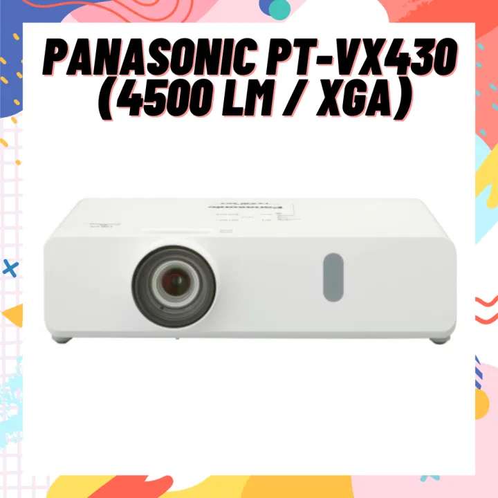 Panasonic PT-VX430 (4500 lm / XGA) โปรเจคเตอร์ | Lazada.co.th
