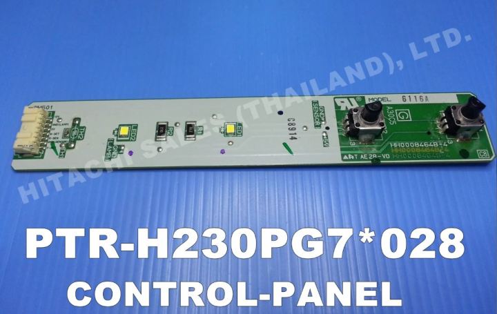 แผงปุ่มควบคุมความเย็น/หลอดไฟLED (CONTROL-PANEL HITACHI)ใช้กับรุ่น R-H230PD,R-H200PD,R-H230PD-1,R ...