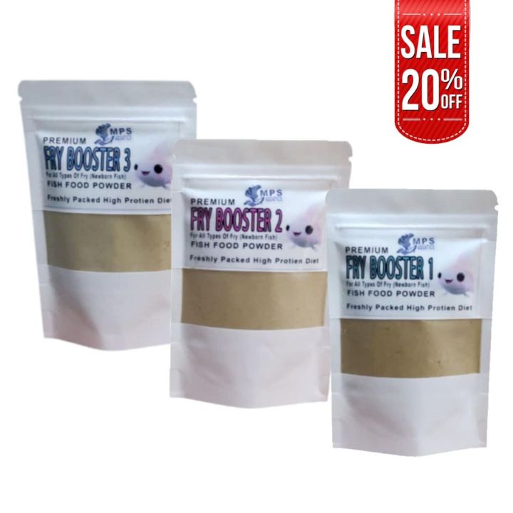 MPS Aquatics High Protien Fry Booster Fry Fish Food - 50 Grams | Lazada PH