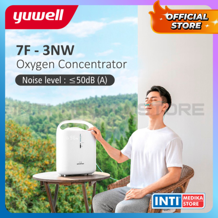 YUWELL - Oxygen Concentrator 7F 3NW | Tabung Oksigen Elektrik | Lazada ...