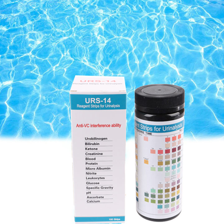 LngBo URS-14 100strips Urinalysis Reagent Test Paper Urine PH Test ...