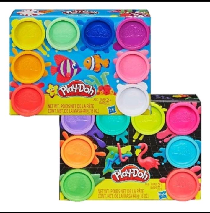 ORIGINAL - Hasbro Play-Doh 8 Pack Assorted Refill, Back to School ...
