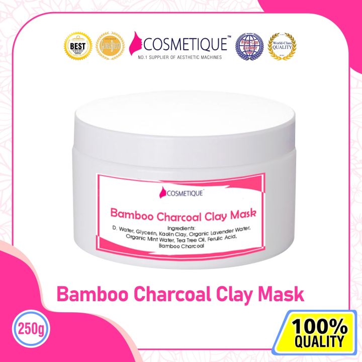250 grams Bamboo Charcoal Clay Mask Acne Mask Whitening Mask Bleaching ...
