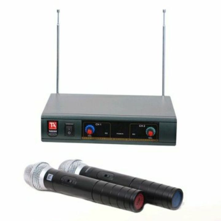 Titanium Audio Ta-8000 VHF Dual Wireless Microphone | Lazada PH