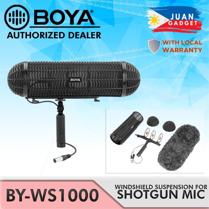 Boya BY-WS1000 Microphone Windshield and Suspension System with XLR ...