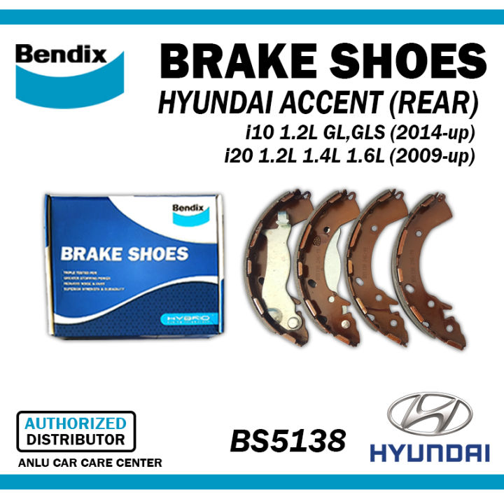BENDIX BRAKE SHOES BS5138 HYUNDAI Accent (REAR) | Lazada PH