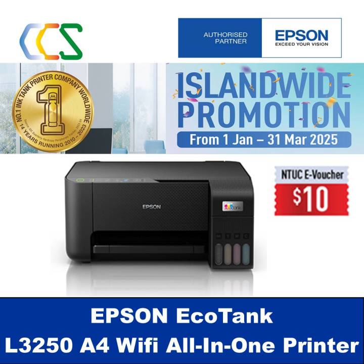 Epson EcoTank L3250 A4 Wi-Fi All-in-One Ink Tank Printer 3250 L3250 ...