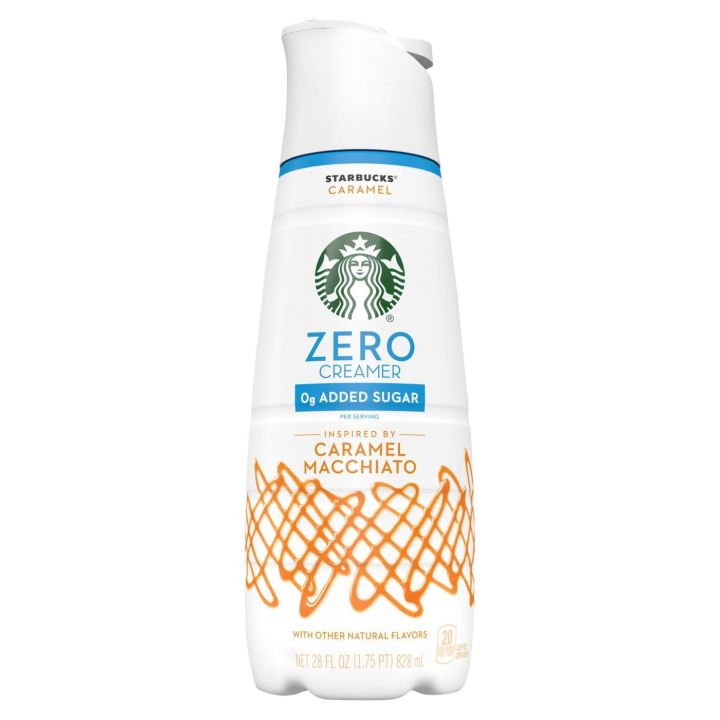 KEM SỮA LỎNG KHÔNG ĐƯỜNG VỊ CARAMEL MACCHIATO Starbucks Zero Sugar ...