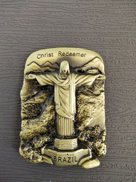 Christ Redeemer Brazil Ref Metal Magnet Souvenir | Lazada PH