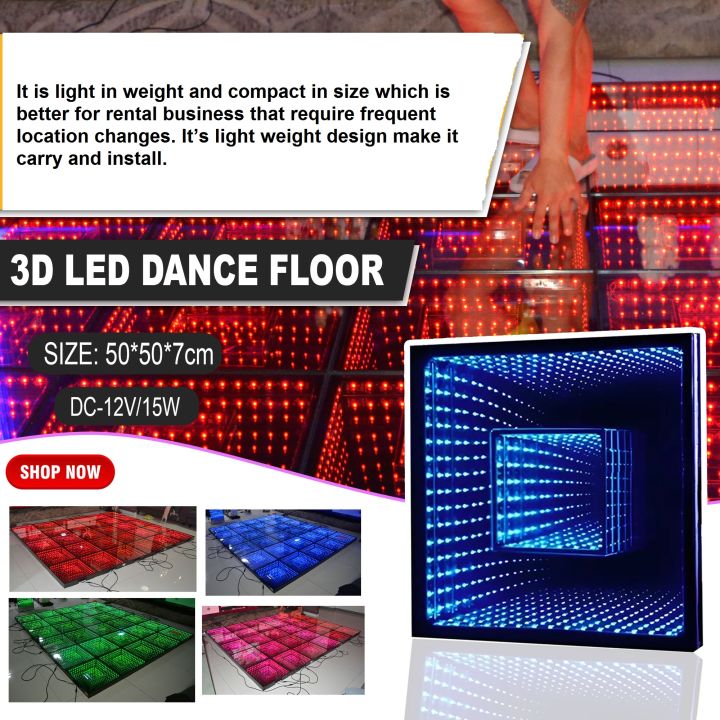 Modular Interactive 3D LED Dance Tiles – Premium Infinity Visual Dance ...
