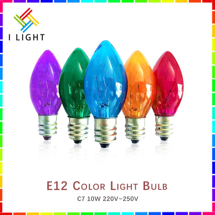 Mini Pilot Bulb 220-250V 10W Color Light Bulb E12 Candle Light Bulb Red ...