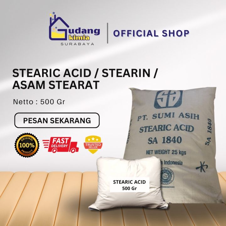 Stearic / Asam Stearat 500 Gram | Lazada Indonesia