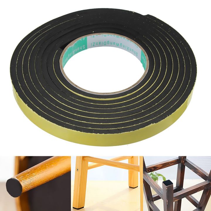 5mm Thick Rectangle Weather Stripping Sponge Foam Rubber Strip Tape ...