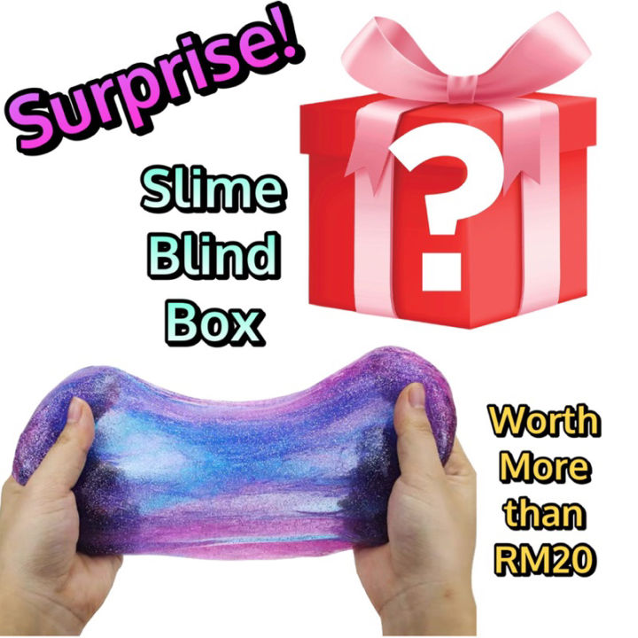 Slime Blind Box Set - worth more than RM20 - Surprise Gift! | Lazada