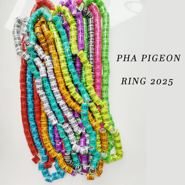 50/10 pcs of pigeon leg ring 2025 8mm pigeon leg ring continuous number ...