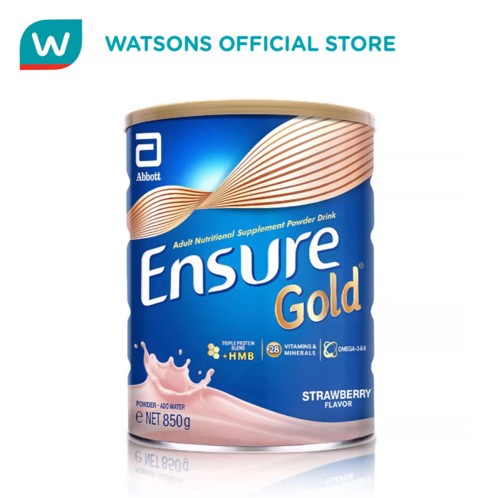 ENSURE Gold HMB Strawberry 850g | Lazada PH