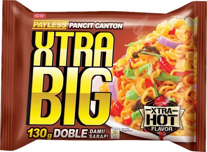 Payless Pancit Canton Xtra Big Xtra Hot Flavor 130g | Lazada PH
