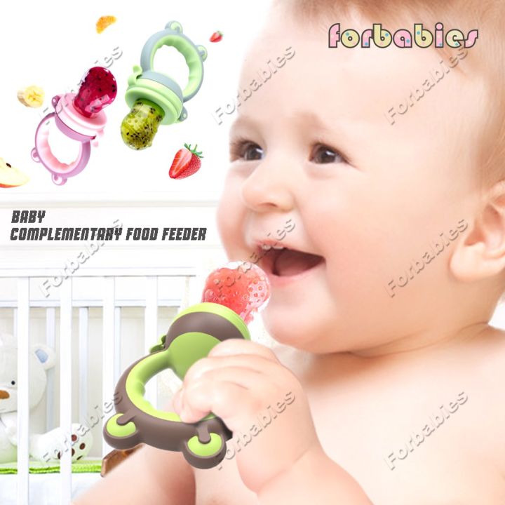 ANIMAL HANDLE DESIGN BABY FRUIT AND VEGETABLE PACIFIER BITE BAGBABY ...