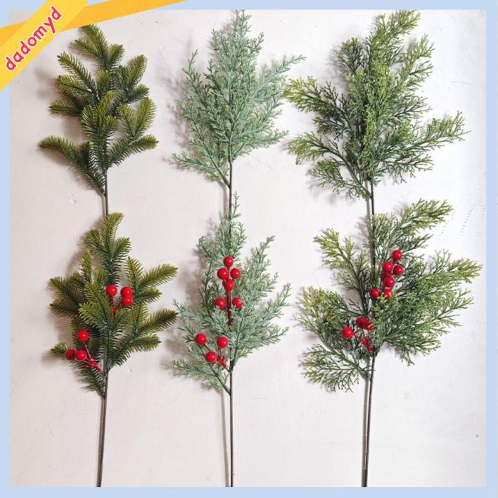 DADOMYD Green Artificial Pine Branch Plastic Christmas Tree Simulation ...