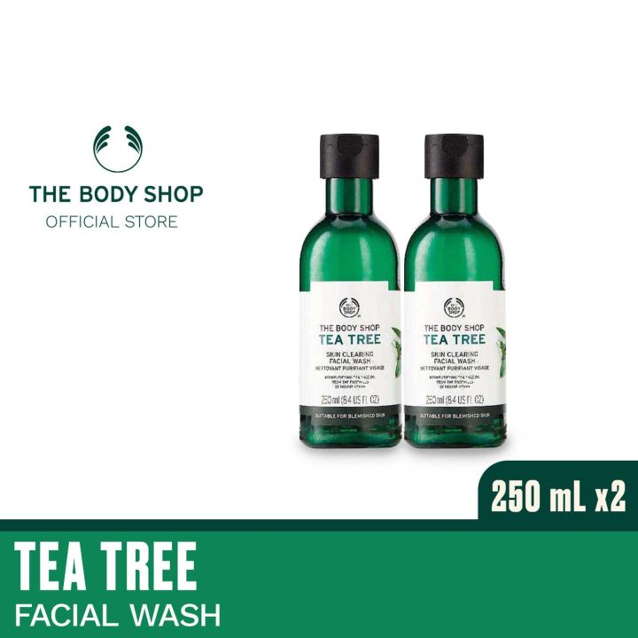 The Body Shop Tea Tree Facial Wash (250ml) [Bundle of 2] | Lazada PH