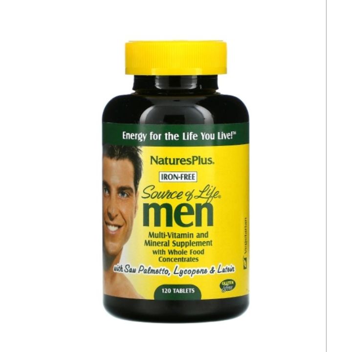 NaturesPlus, Source of Life, Men, Multi-Vitamin and Mineral Supplement ...