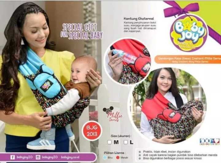 Gendongan Kaos (Geos) Instant Millie Series Baby Joy | Lazada Indonesia