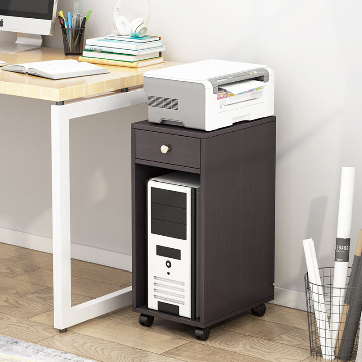 Simple printer rack removable computer mainframe storage rack with ...