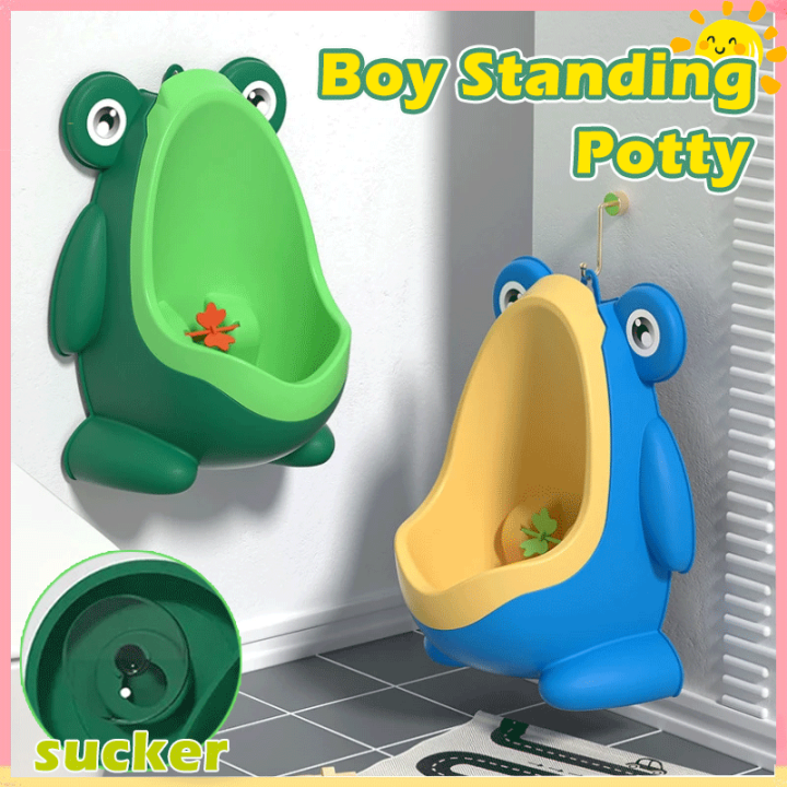 Frog Children Potty Toilet Wall-Mounted Potty for Boys Urinal Kids Boys ...