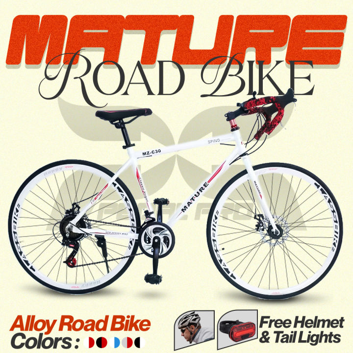 Mature Alloy Road Bike Outdoor Budget Aluminum Roadbike 700x23c 3x7 ...