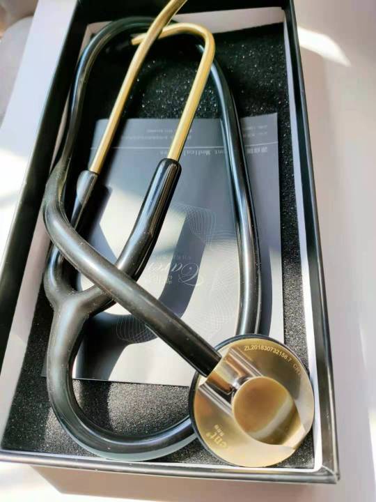 Carent Stethoscope Dual silverback stainless steel bronze Stethoscope ...