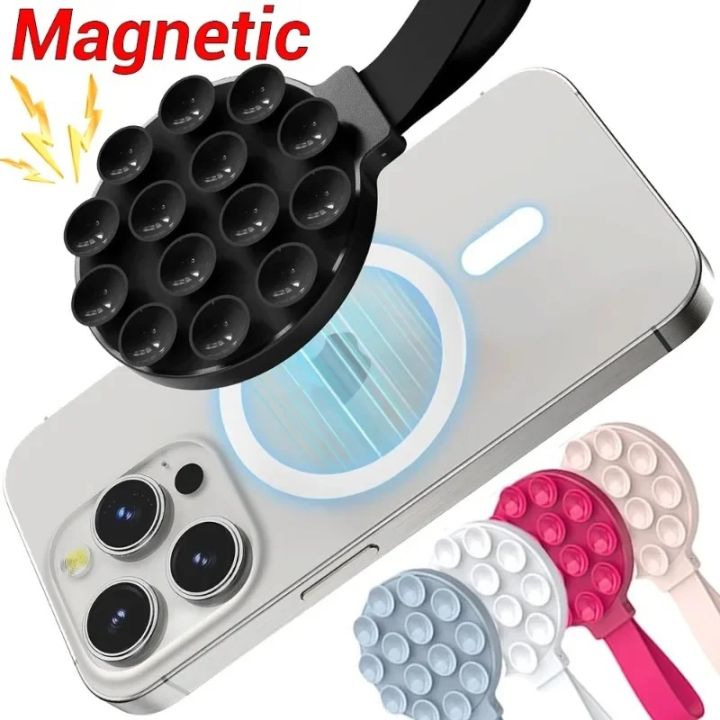 Magnetic Suction Phone Mount for MagSafe IPhone 16 Pro Max Cellphone ...